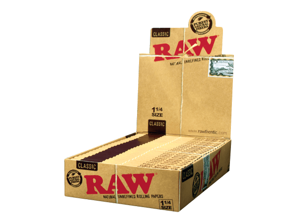 Raw Classic 1 1 4 Rolling Papers Smoke Glass Vape