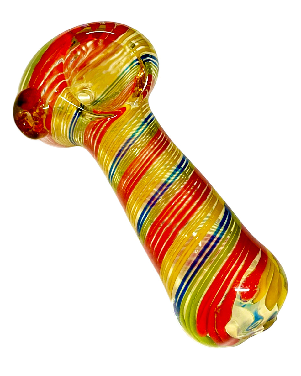 Primary Pop Fumed Spoon Hand Pipe – Smoke Glass Vape