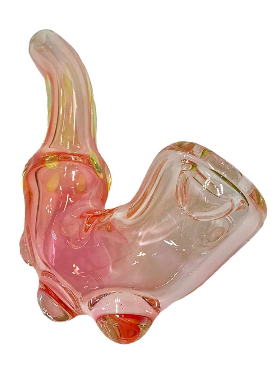 Inside Out Fumed Dot Sherlock Pipe – Smoke Glass Vape