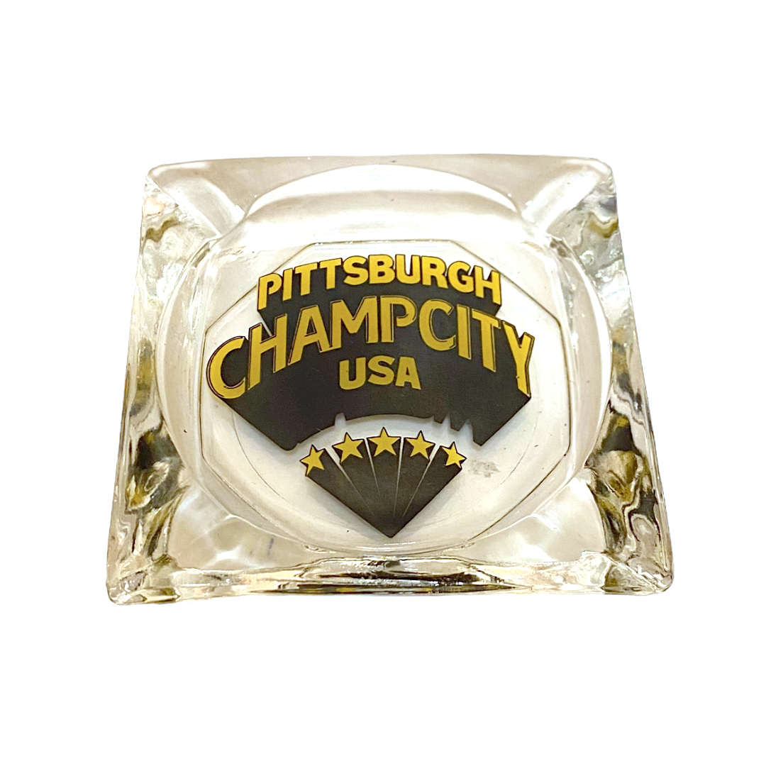 Pittsburgh Champ City Ashtray – Smoke Glass Vape