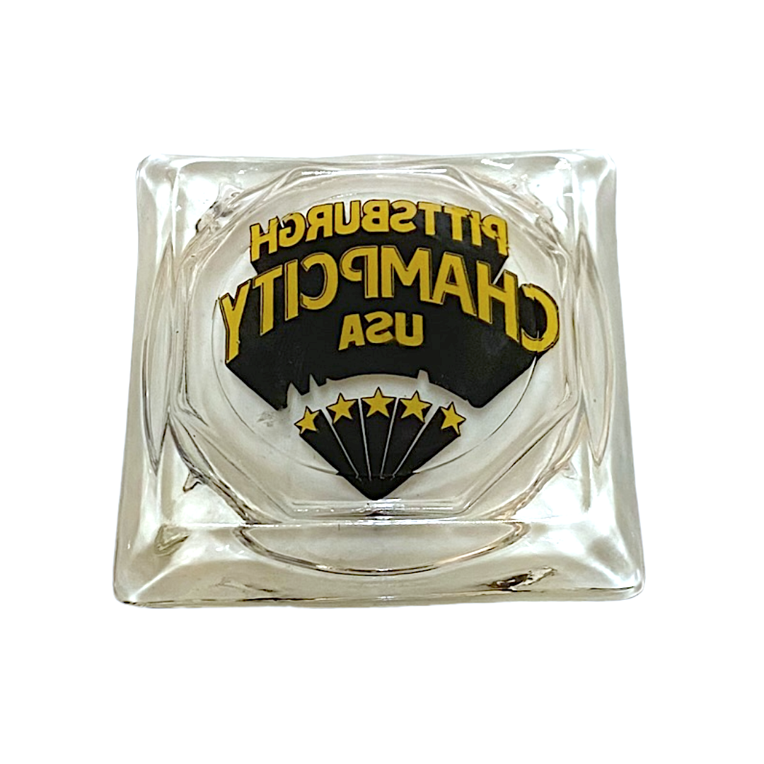 Pittsburgh Champ City Ashtray – Smoke Glass Vape