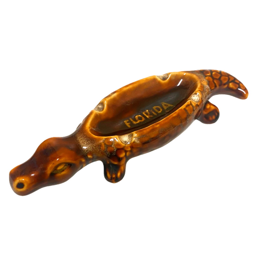 Vintage Florida Gator Ashtray – Smoke Glass Vape