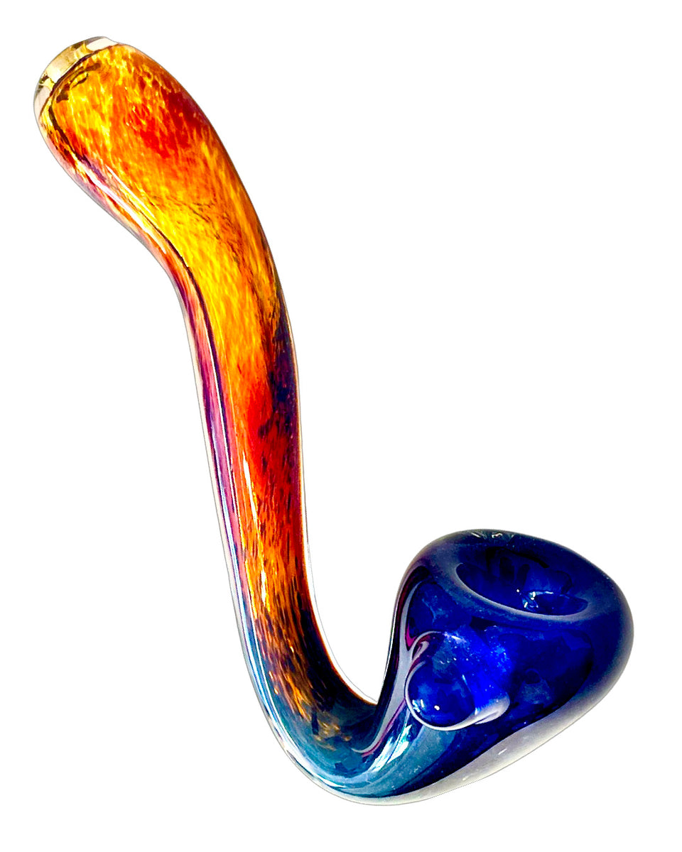 Two Tone Sherlock Pipe – Smoke Glass Vape