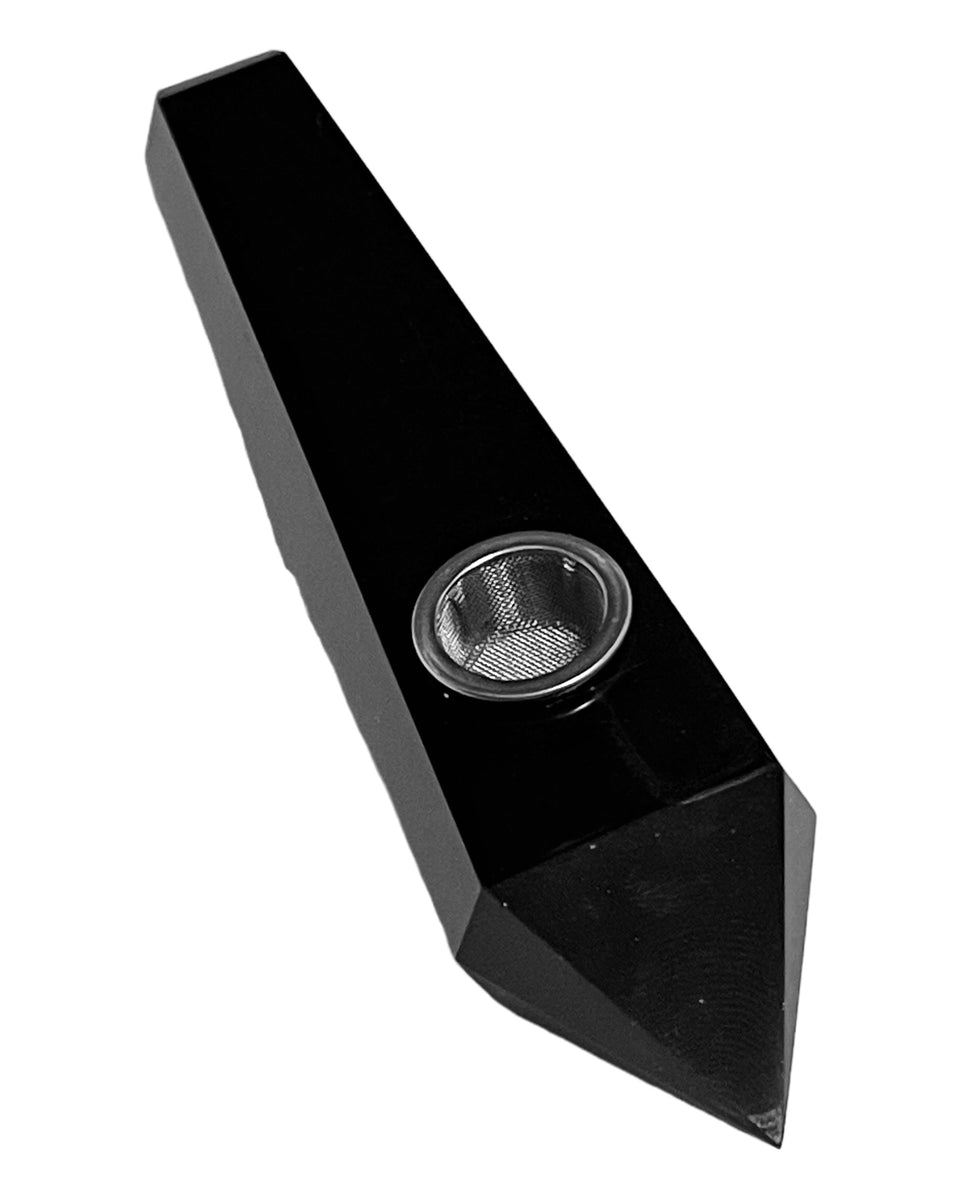 Large Onyx Stone Hand Pipe – Smoke Glass Vape