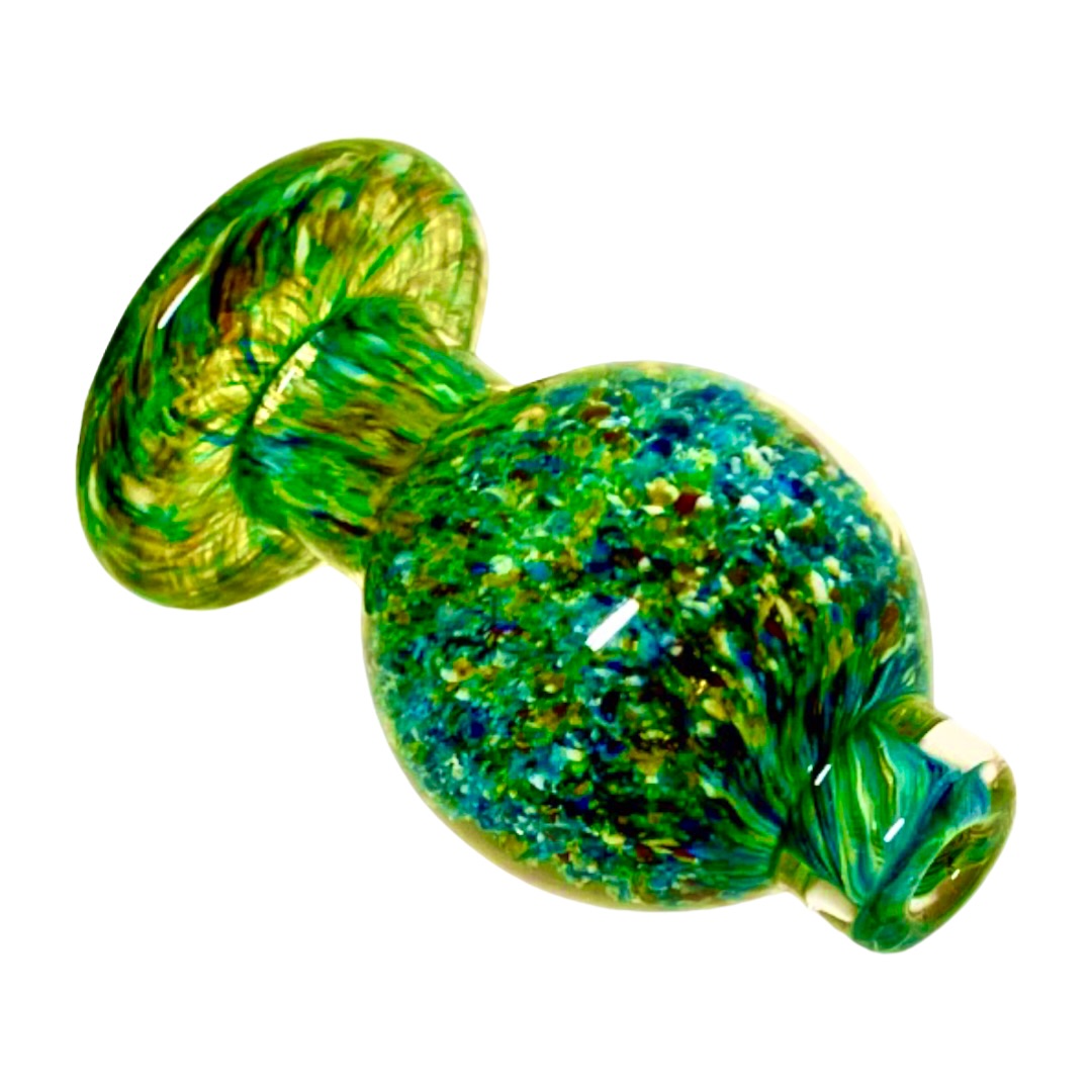 Frit Bubble Carb Cap – Smoke Glass Vape