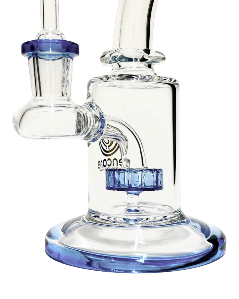 Encore Color Showerhead Dab Rig – Smoke Glass Vape