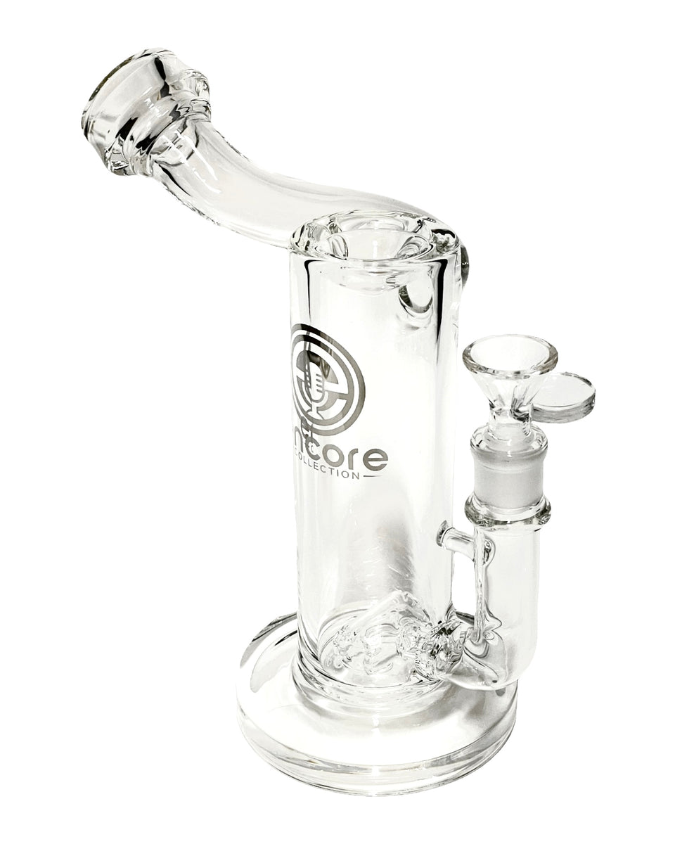 Encore Curved Neck Bong – Smoke Glass Vape