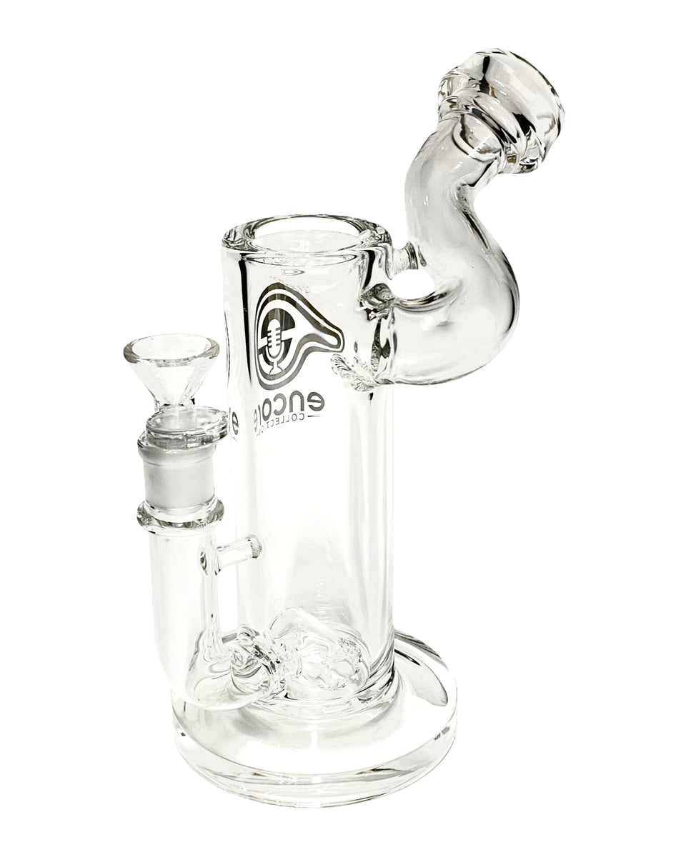 Encore Curved Neck Bong – Smoke Glass Vape