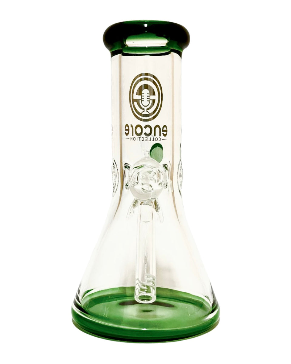 Encore Color-Accented Beaker Bong – Smoke Glass Vape