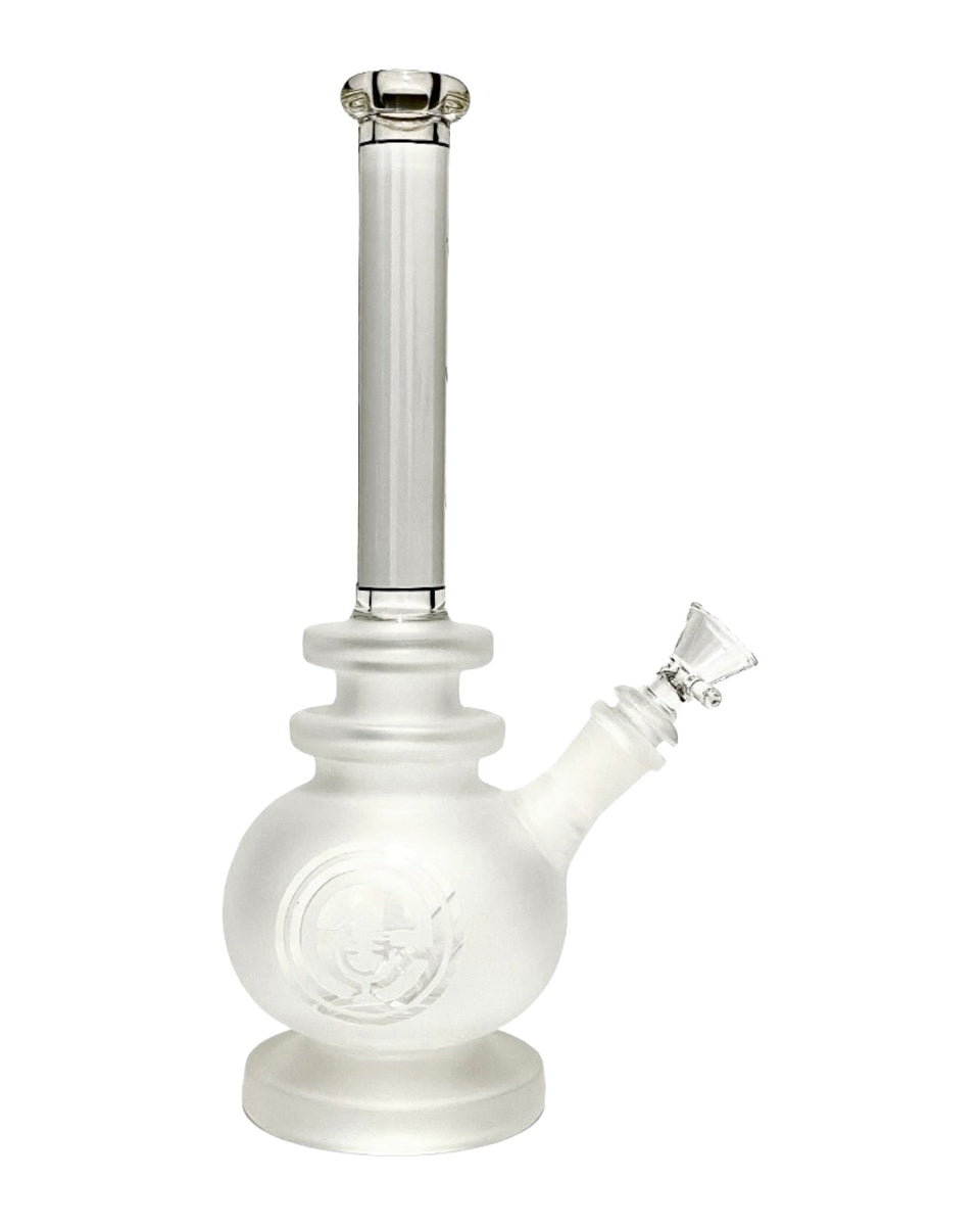 Encore Sandblasted Genie Bottle Bong – Smoke Glass Vape