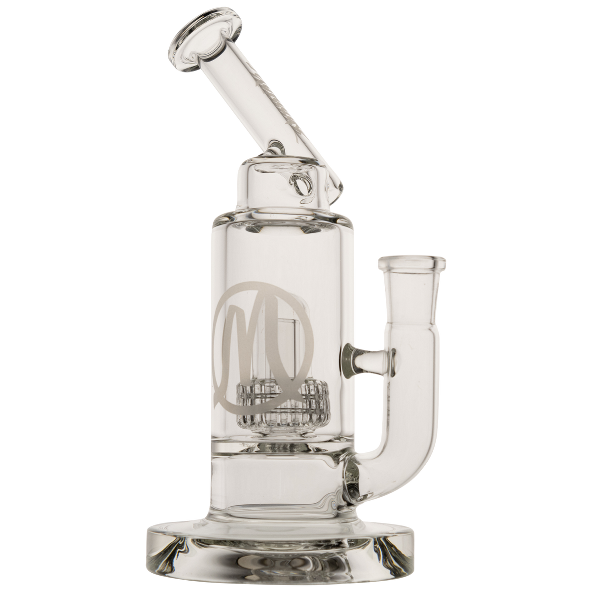 Stemless Side Arm Matrix Rig – Smoke Glass Vape