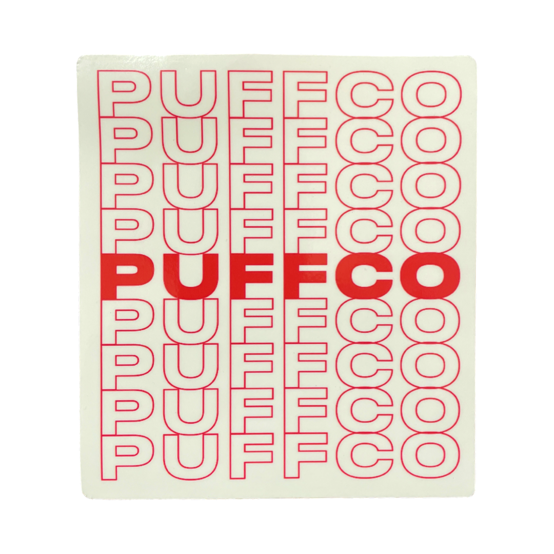 Puffco Logo Sticker – Smoke Glass Vape