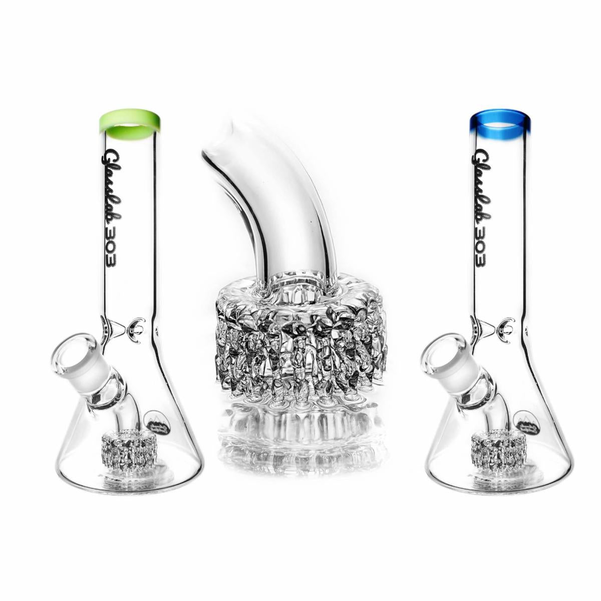 Mini Lace Beaker – Smoke Glass Vape