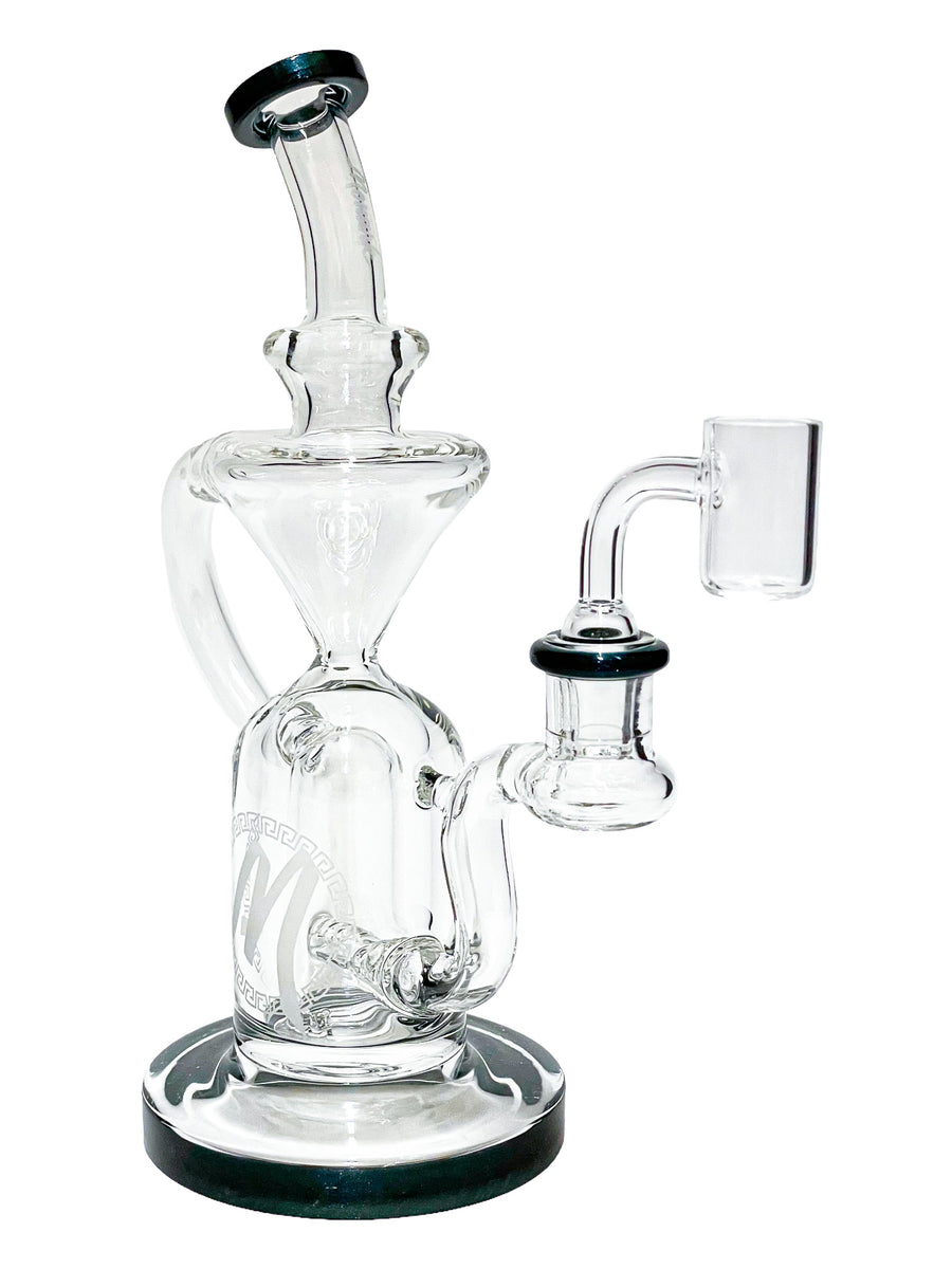 Double Chamber Recycler Rig – Smoke Glass Vape