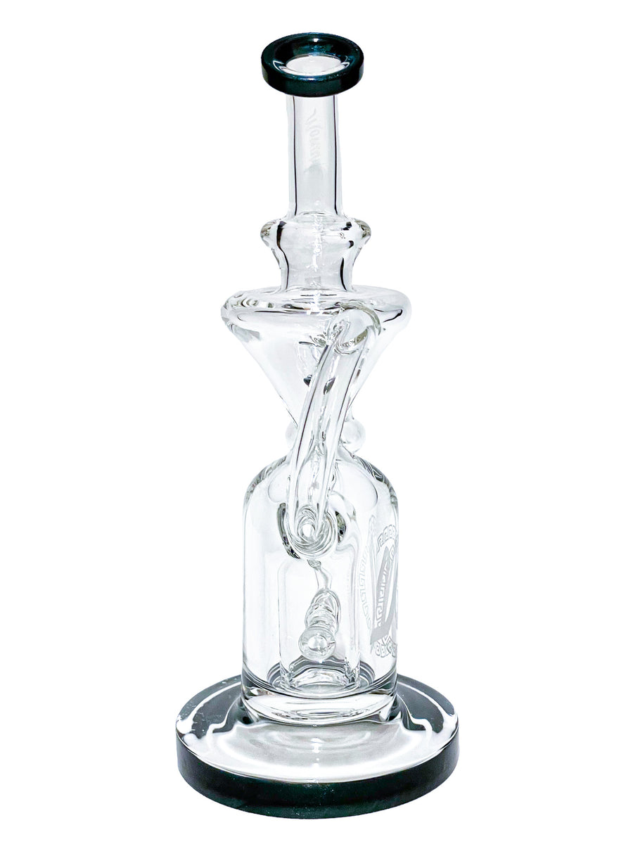 Double Chamber Recycler Rig – Smoke Glass Vape